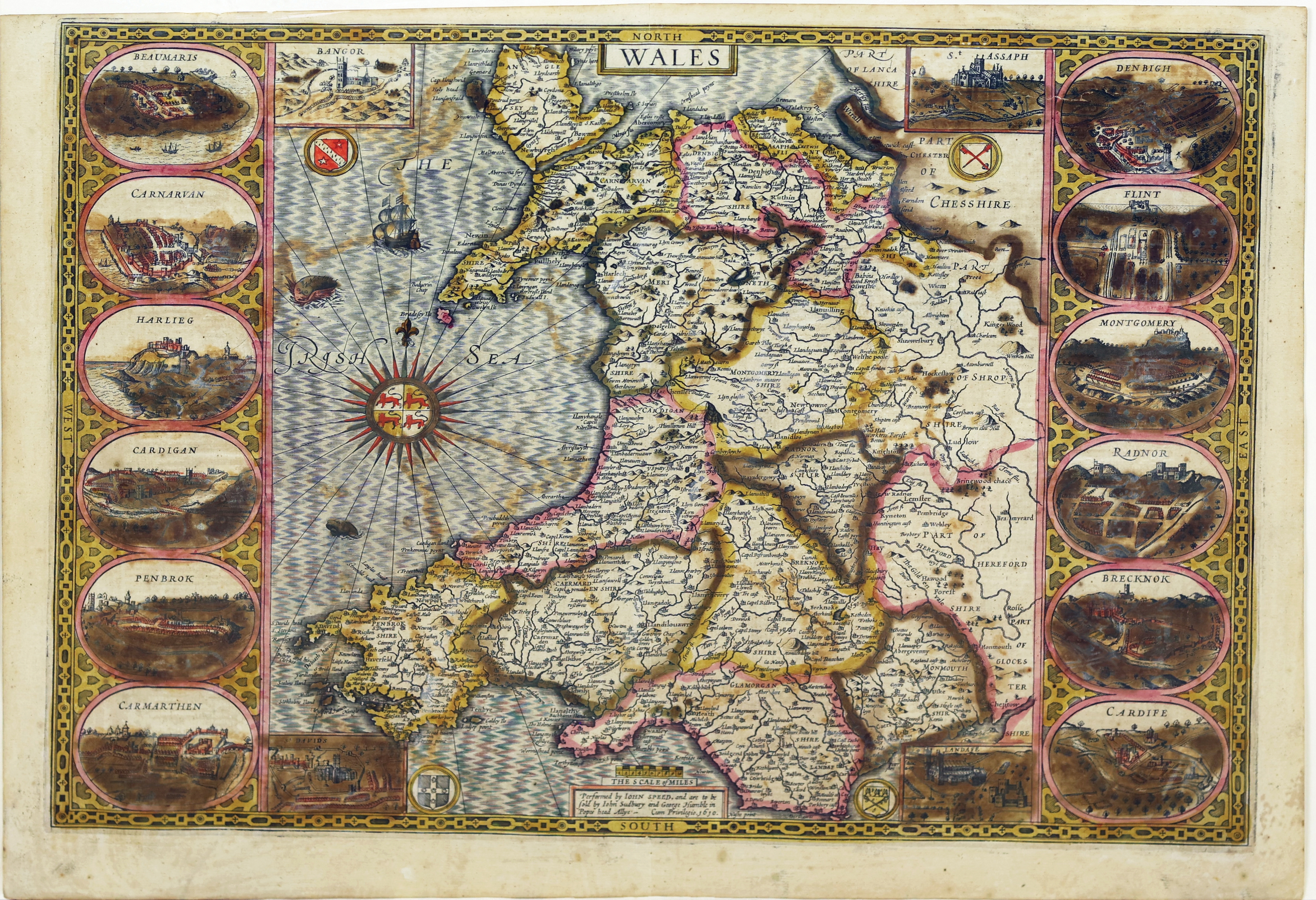 John Speed | Speed Map of Wales | MutualArt