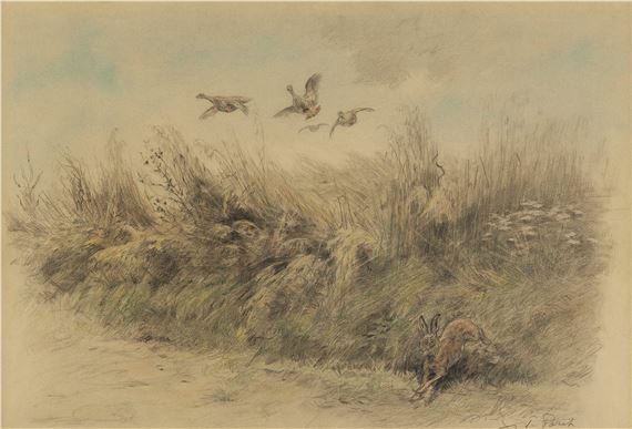 Xavier de Poret | Vol de Perdrix (1970) | MutualArt