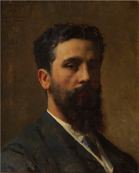 Léon Jean Bazile Perrault | Portrait du peintre Edouard Cabane (89 ...