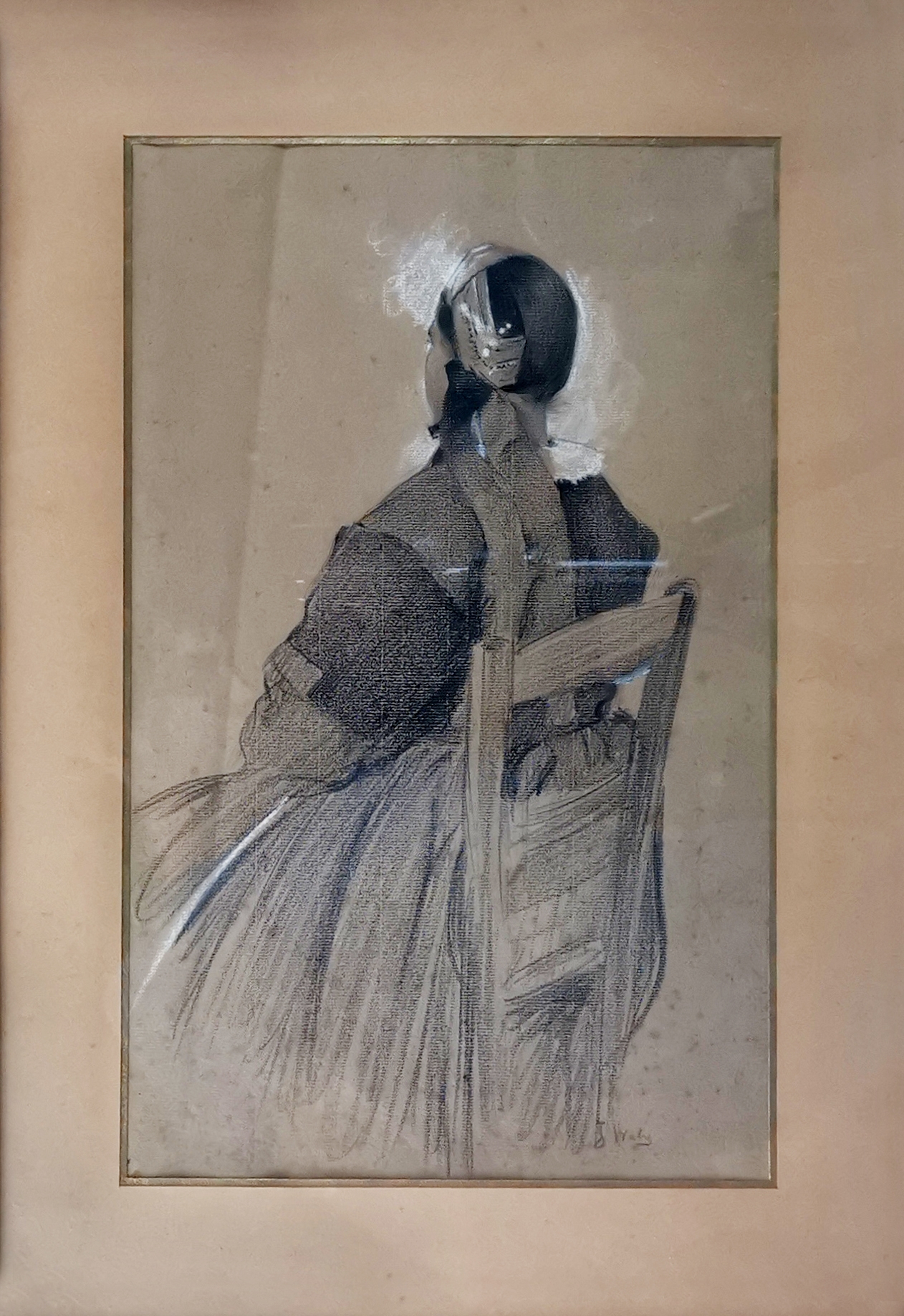 Jacques Wely | Portrait d’une femme assise en costume traditionnel ...