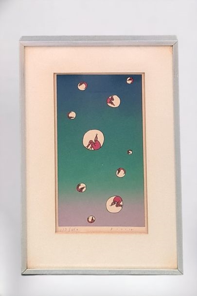 Jean-Michel Folon | Lithograph on the theme of Christmas | MutualArt