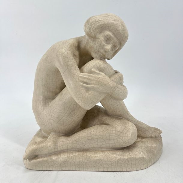 Léon Gobert | Young art deco woman | MutualArt