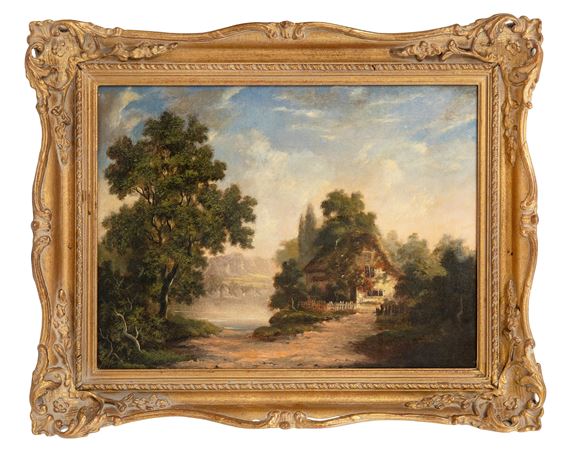 James Arthur O'Connor | Wooded lake views | MutualArt