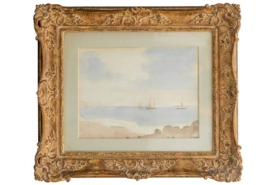 Philip Wilson Steer | Seascape with boats | MutualArt