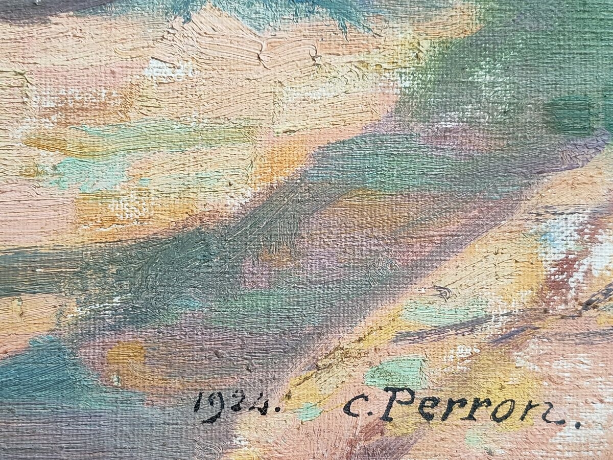 Charles Perron | Bouleaux à l'automne (1924) | MutualArt