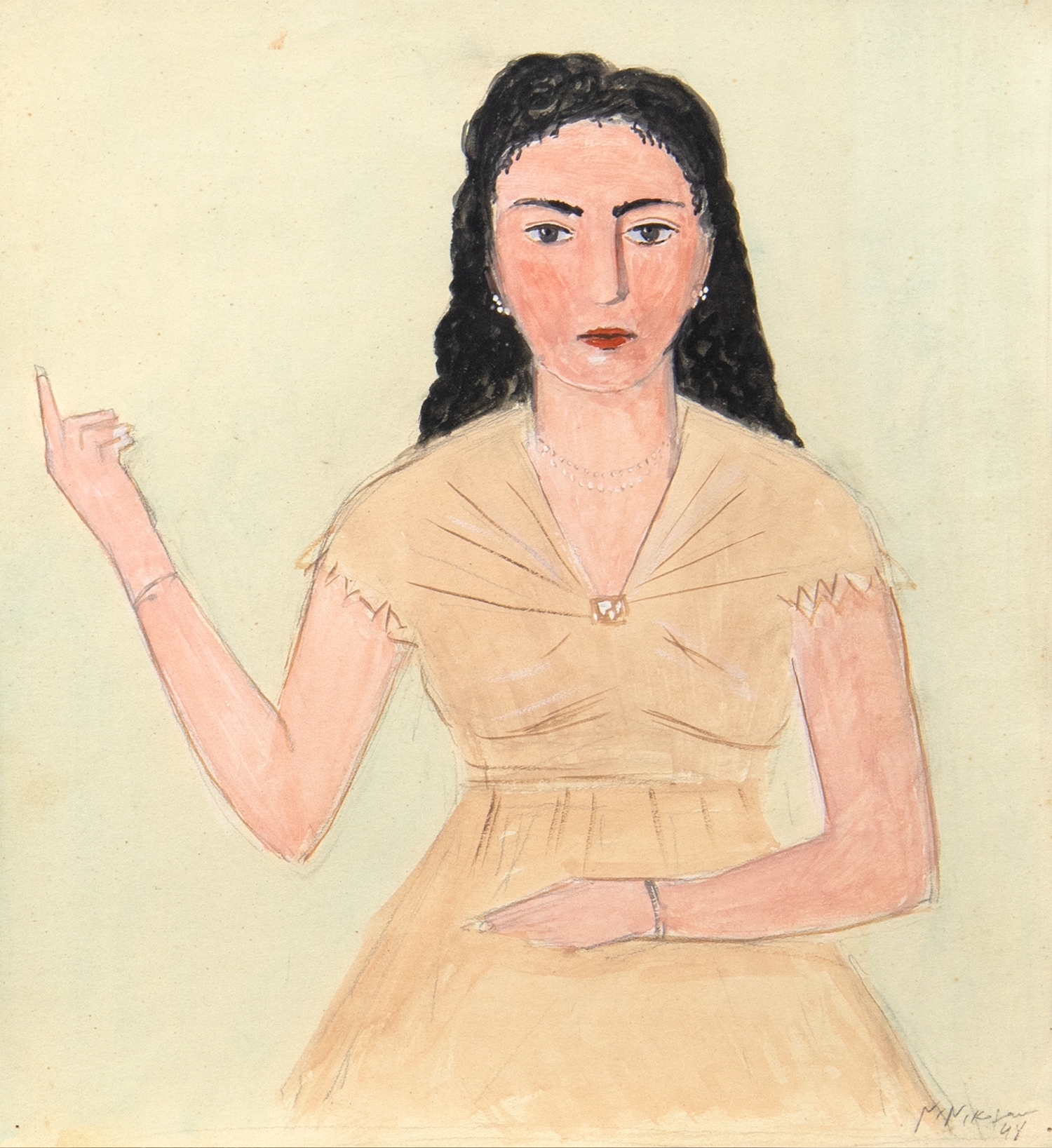 Nikos Nikolaou | Portrait of a woman | MutualArt