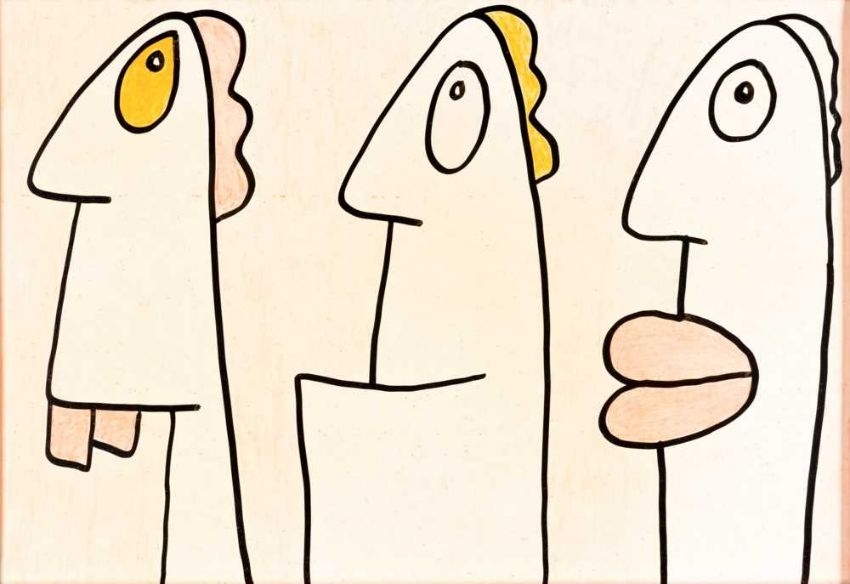 Thierry Noir | Léonie, Joséphine und Elsa (1994) | MutualArt