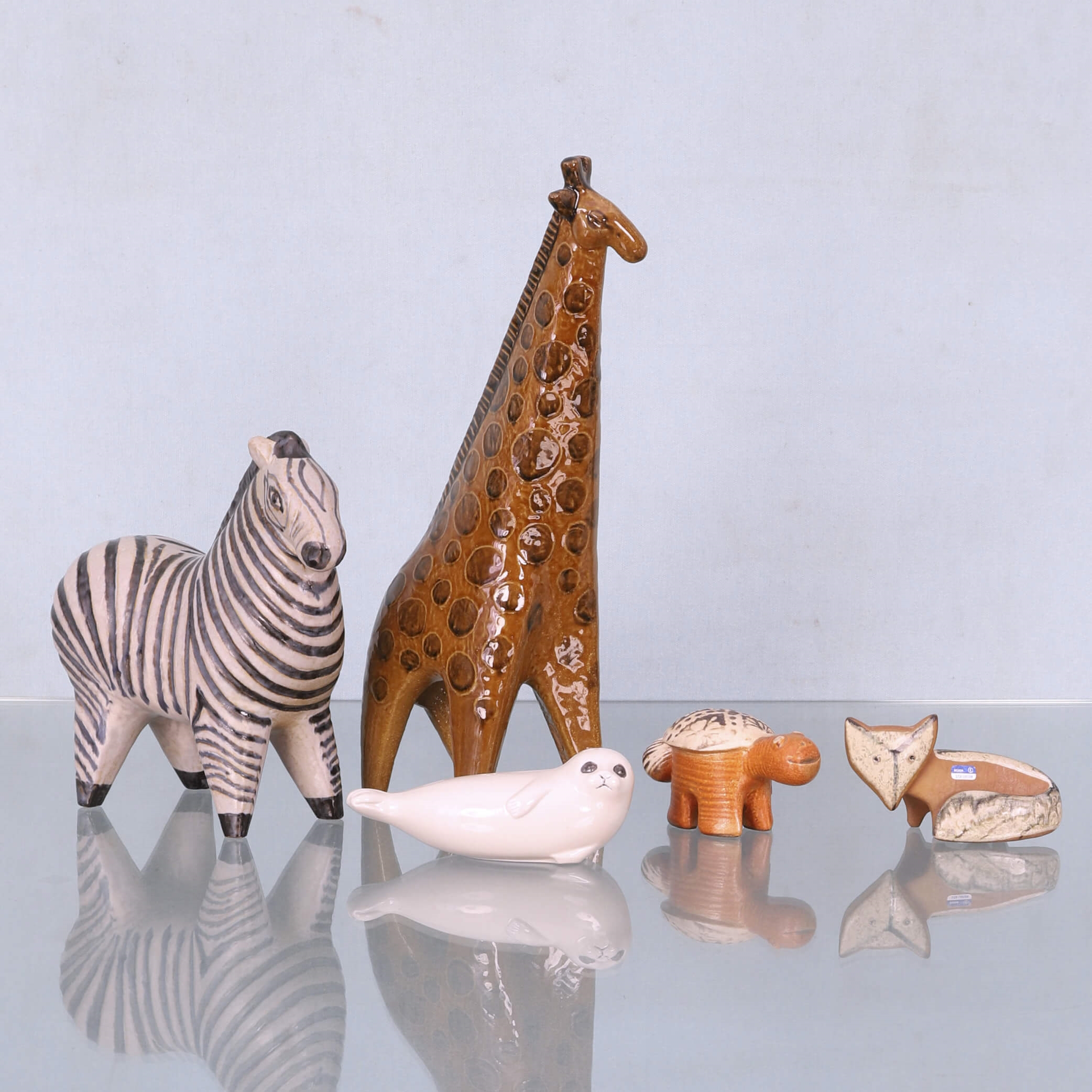 Lisa Larson | Ensemble de 5 figurines d’animaux | MutualArt