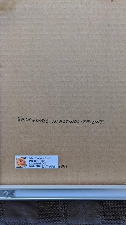 Christa Maria Johanna Theodora Graf | Backwoods in Actinolite | MutualArt