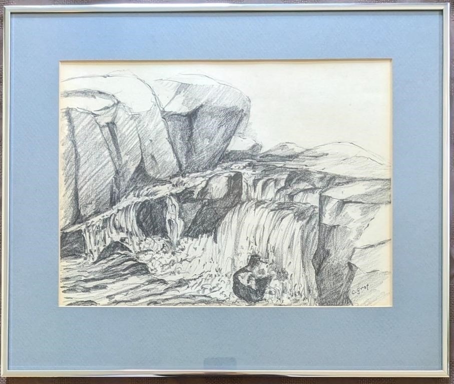 Christa Maria Johanna Theodora Graf | Red Rocks Falls | MutualArt