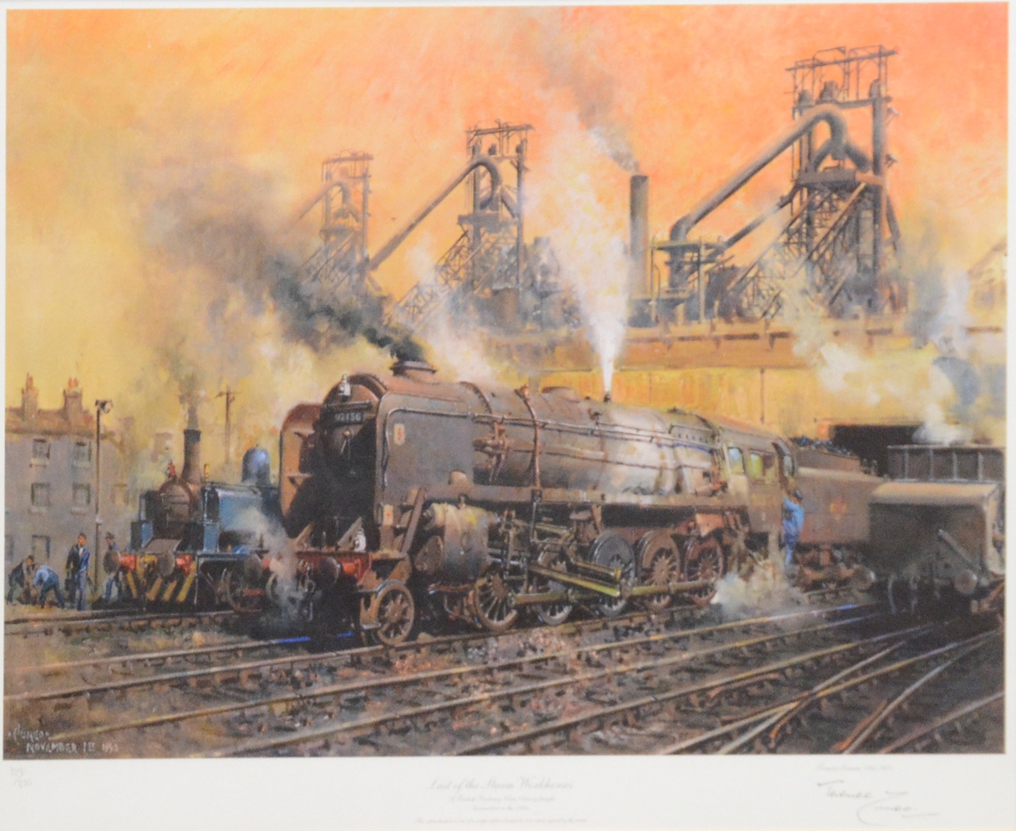 Terence Cuneo | Last of the steam workhorses | MutualArt