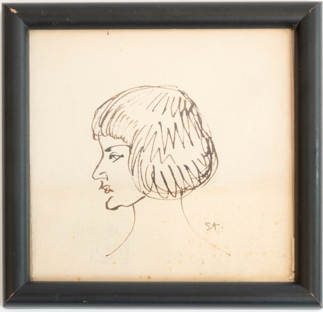Theophile Alexandre Steinlen | Portrait de femme | MutualArt
