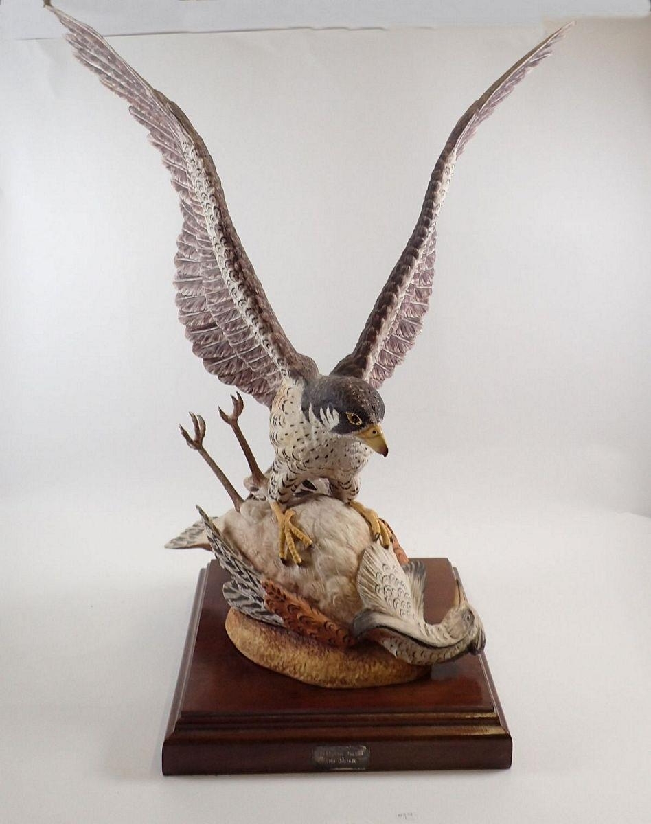 Michael R Tandy | Peregrine Falcon with Bustard | MutualArt