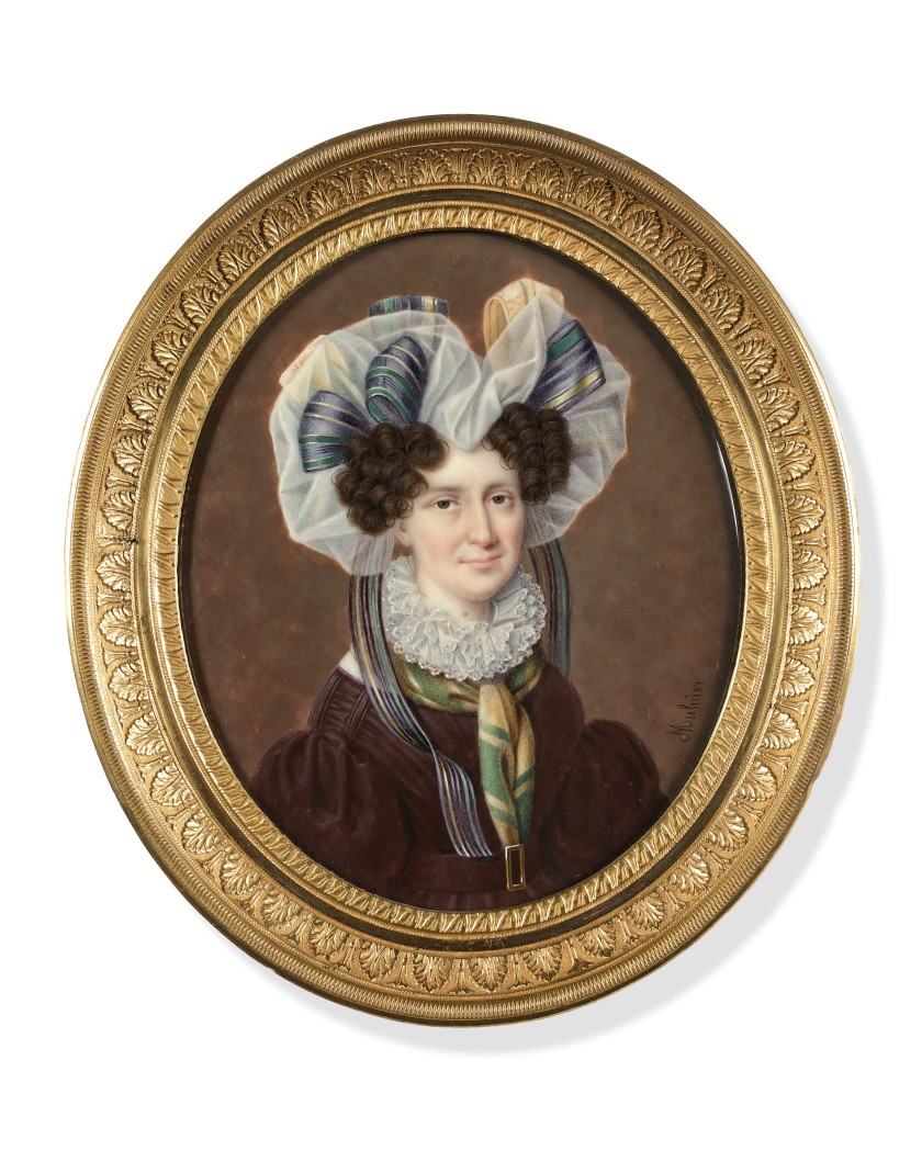 Jean-Baptiste-Ferdinand Mulnier | Femme à la grande coiffe blanche ...