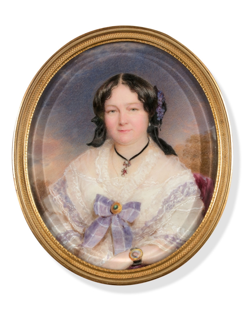 Emanuel Thomas Peter | PORTRAIT OF FRAU VON FRAYNAY, CIRCA 1830 | MutualArt