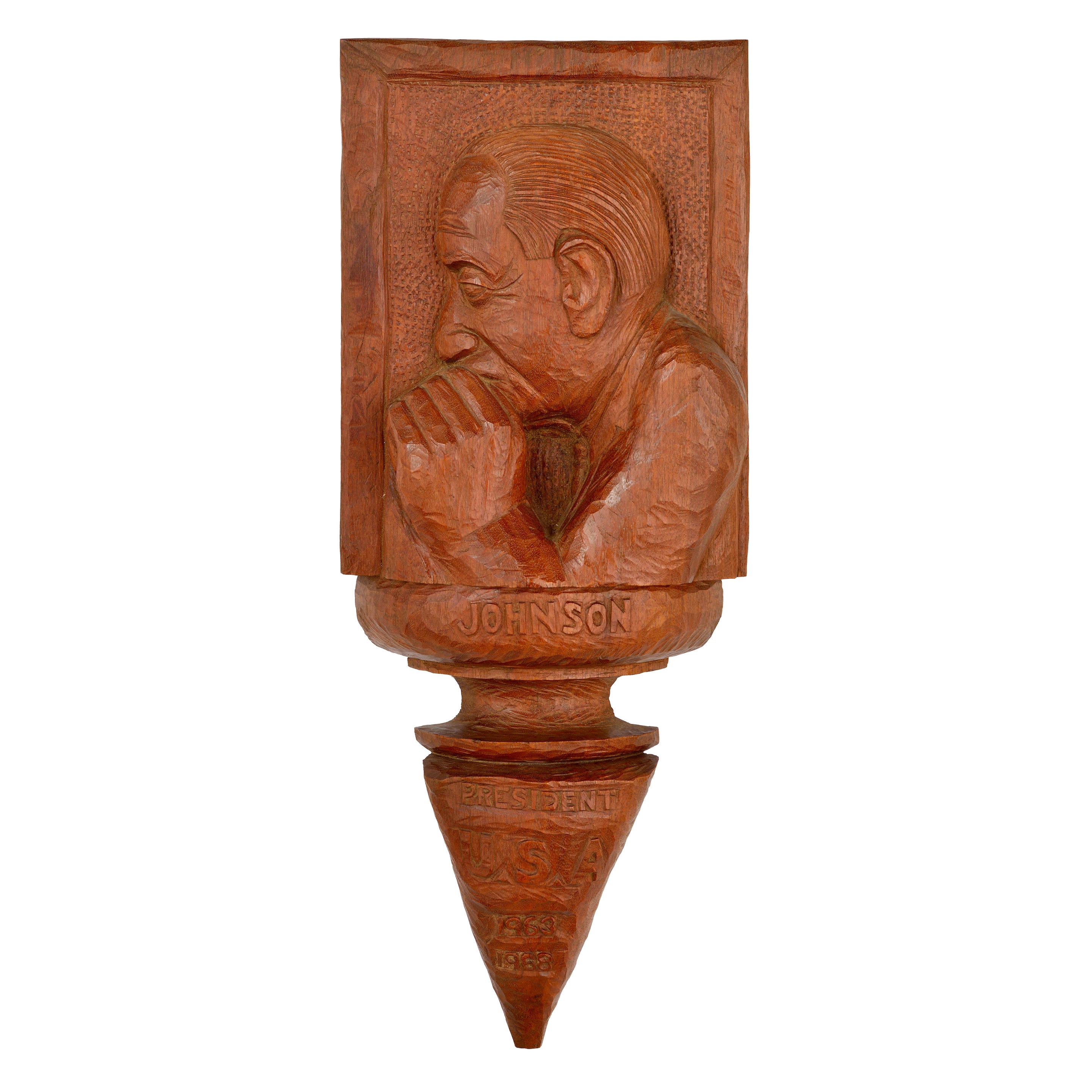 Charlie Brown | Relief Portrait of Lyndon B. Johnson | MutualArt