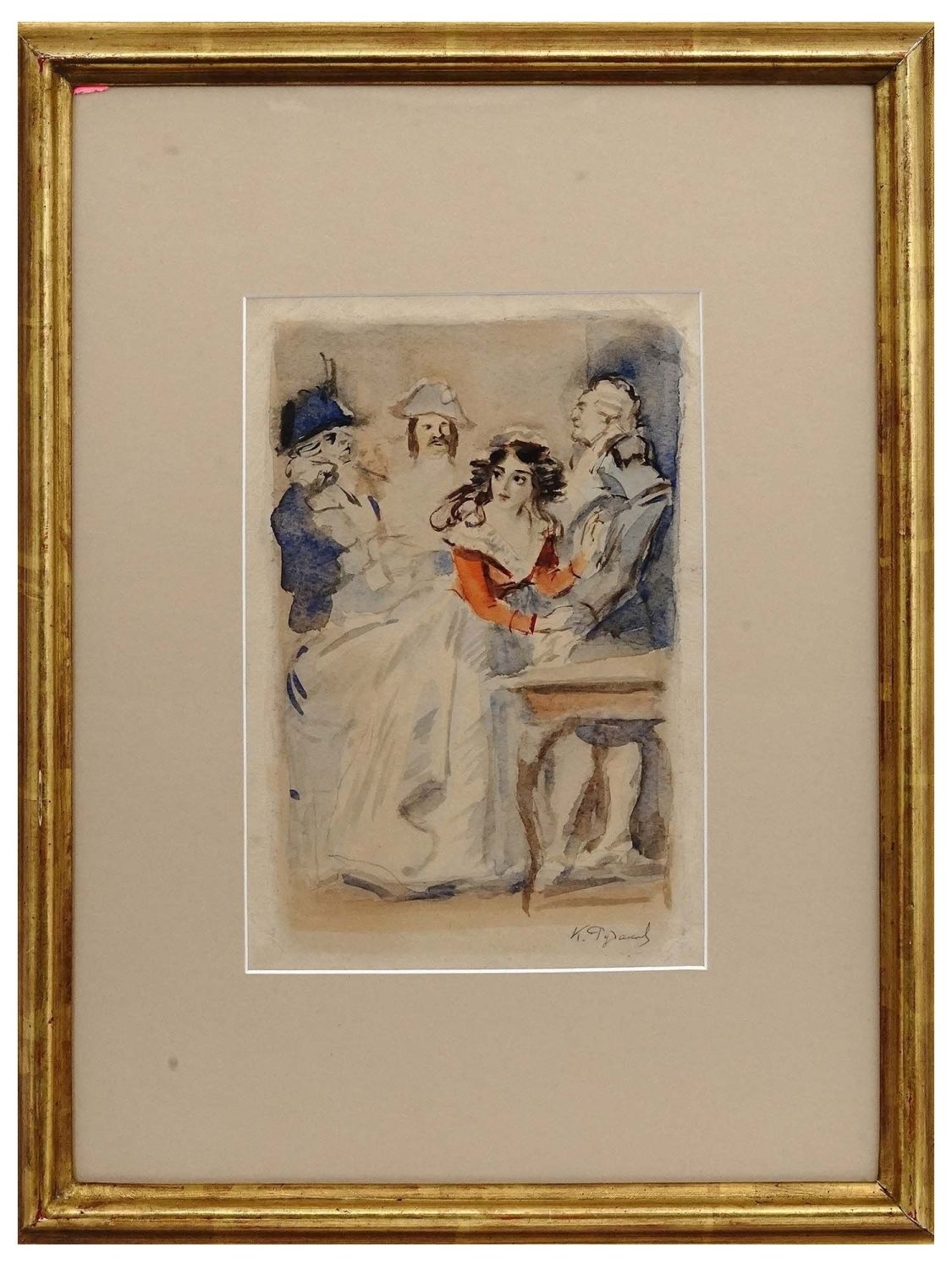 Konstantin Ivanovich Rudakov | The arrest of Camille Desmoulins | MutualArt