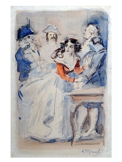 Konstantin Ivanovich Rudakov | The arrest of Camille Desmoulins | MutualArt