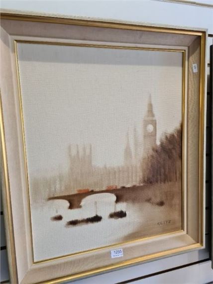 Anthony Klitz | Big Ben and houses of Parliament from the banks of the ...