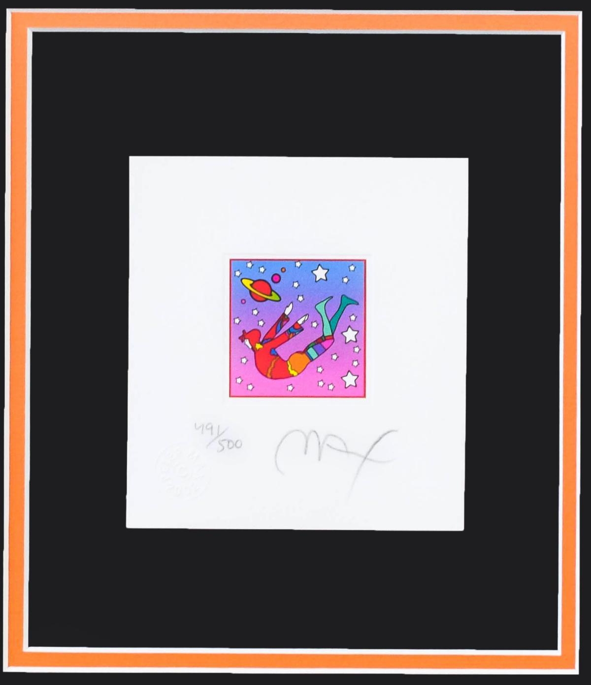 Peter Max | Cosmic Flyer in Space Ver. II (Mini) | MutualArt