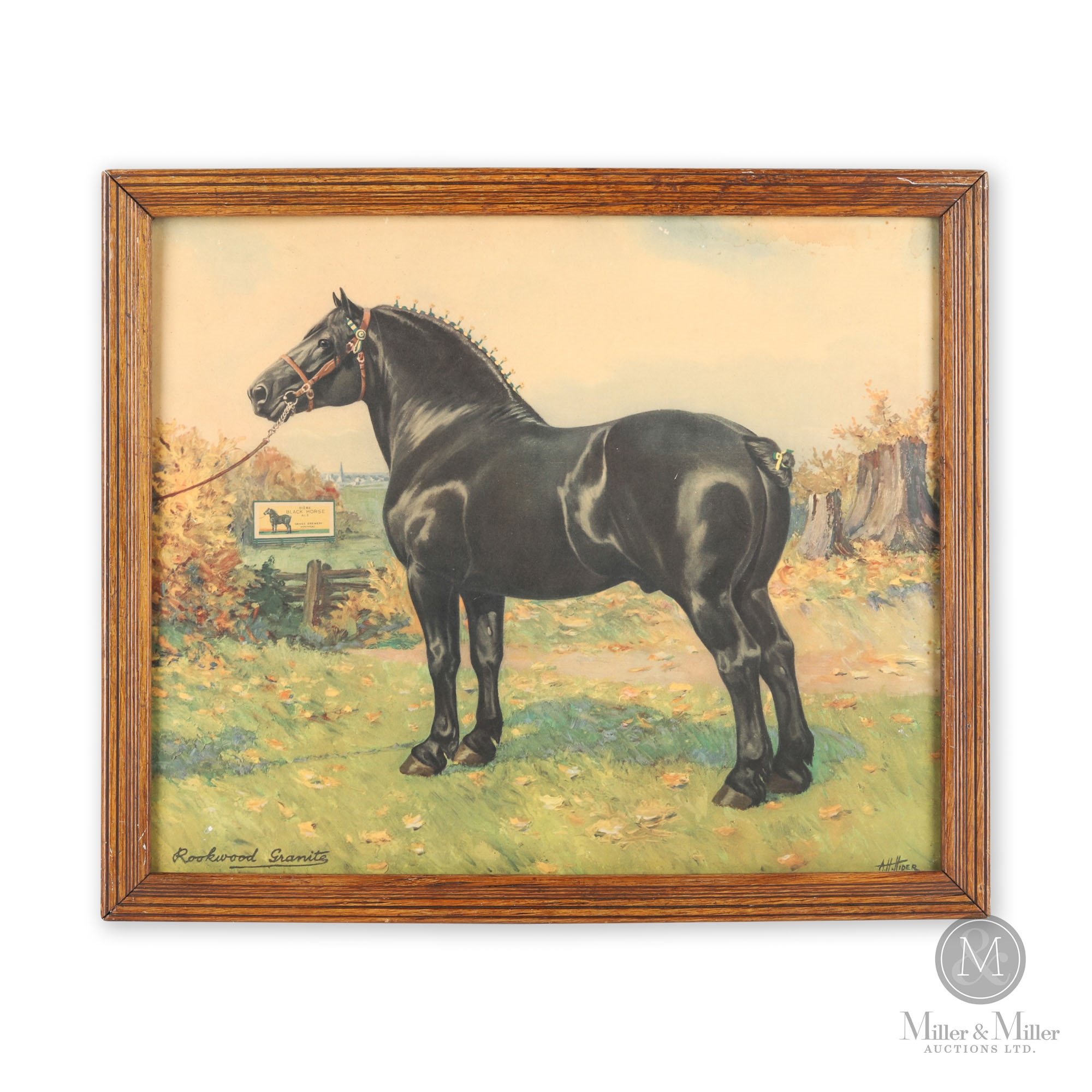 Arthur H. Hider | BLACK HORSE ALE ROOKWOOD GRANITE POSTER | MutualArt
