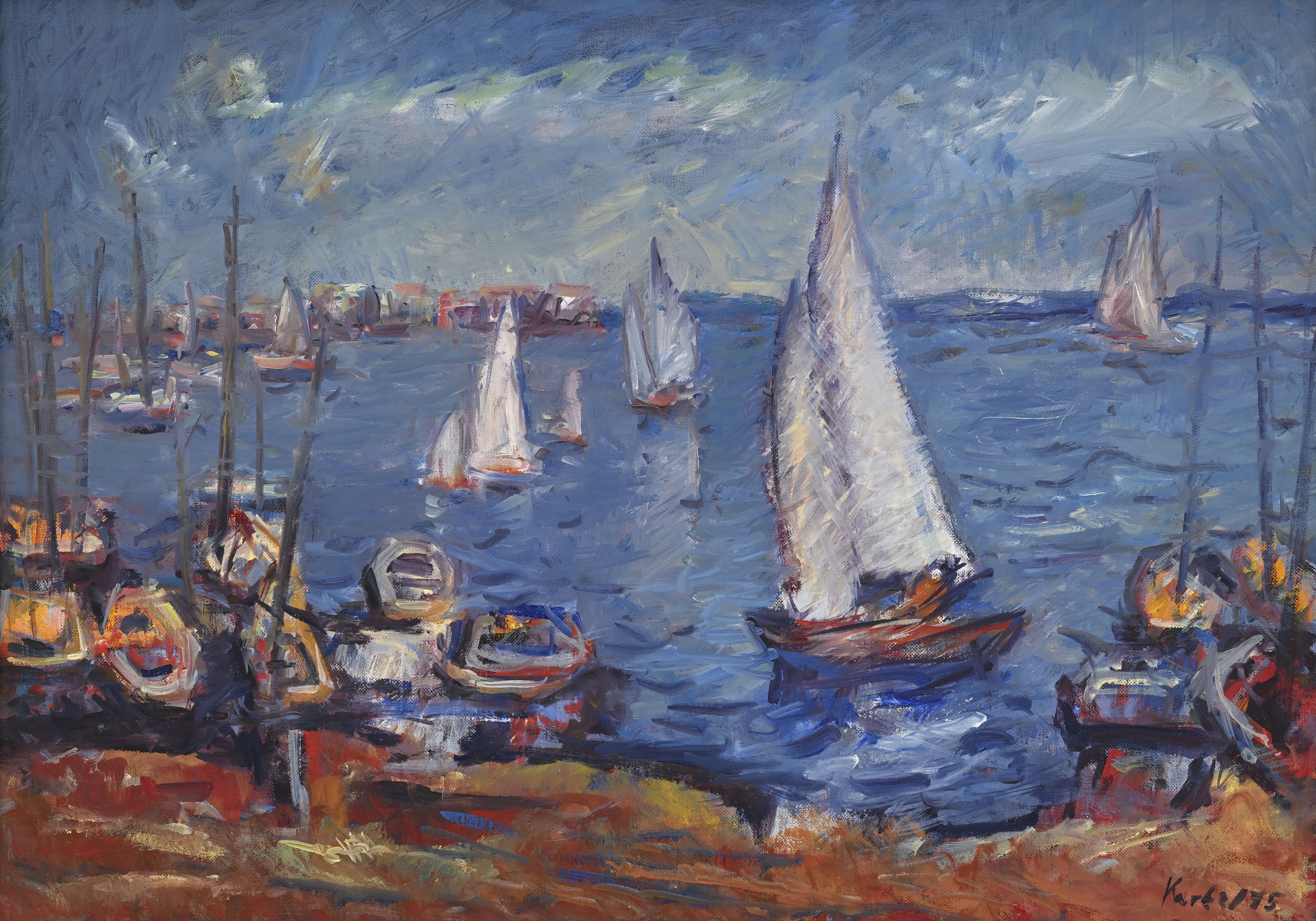 Pavel Korbel | VOILIERS EN MER (1975) | MutualArt