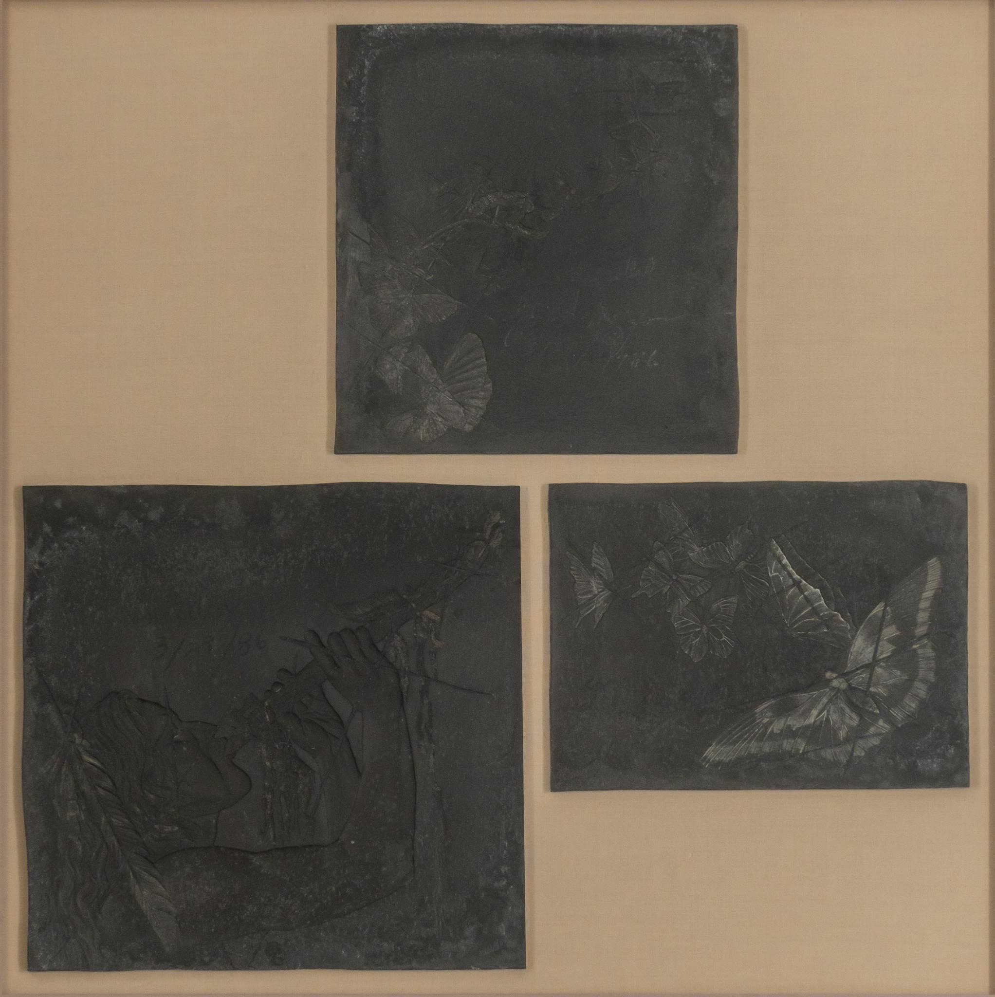 Ed Morgan | (2) Southwestern Collages (1986) | MutualArt