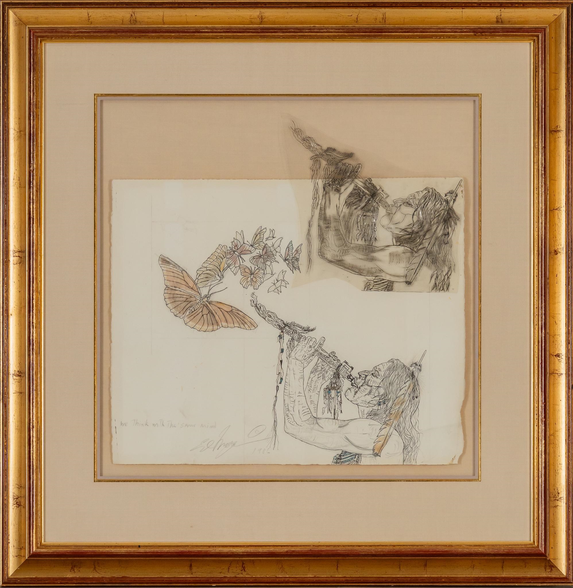 Ed Morgan | (2) Southwestern Collages (1986) | MutualArt