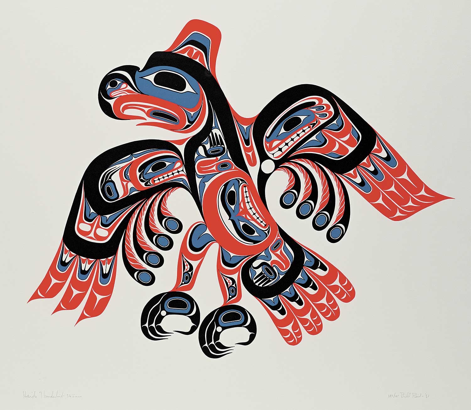 Bill Reid | Haida Thunderbird - Skiamsm #193/195 (1981) | MutualArt