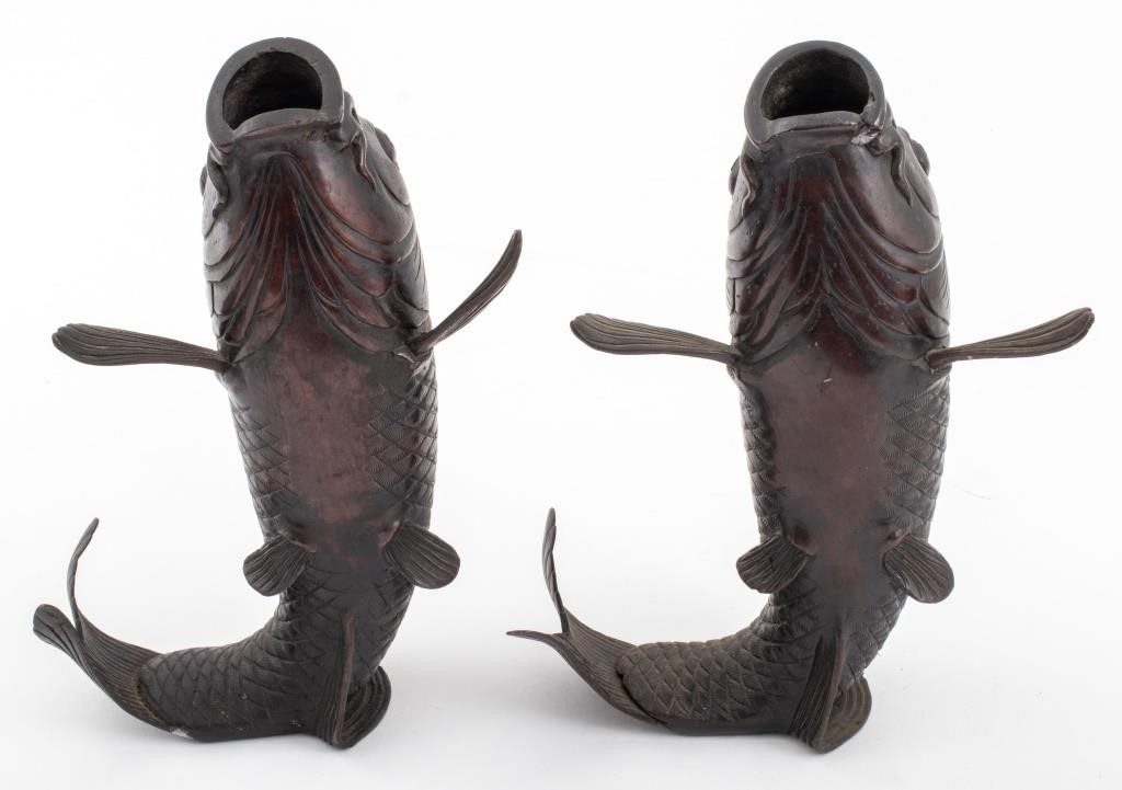 Japanese School, 20th Century | Carp fish vases | MutualArt