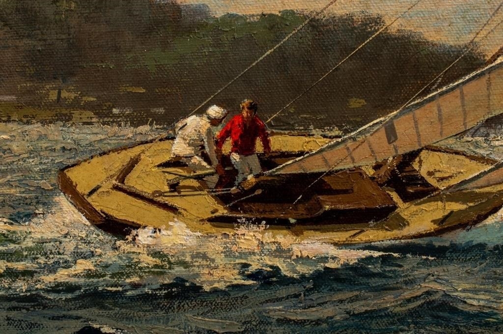 Arthur Saron Sarnoff | Sailing Boat Scene | MutualArt