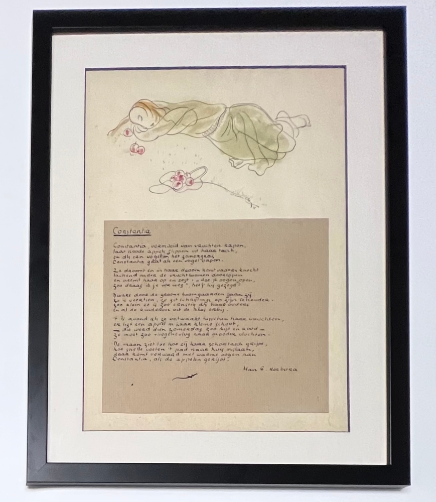 Corneille | Constantia, 1948. Drawing illustrating the poem by the ...