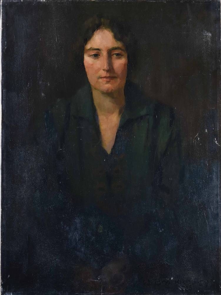 Wilhelm Brandenberg | Portrait of a young woman (1926) | MutualArt