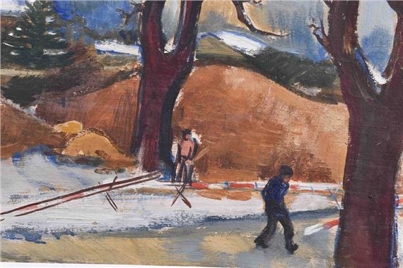 Fritz Duda | Landscape (1957) | MutualArt