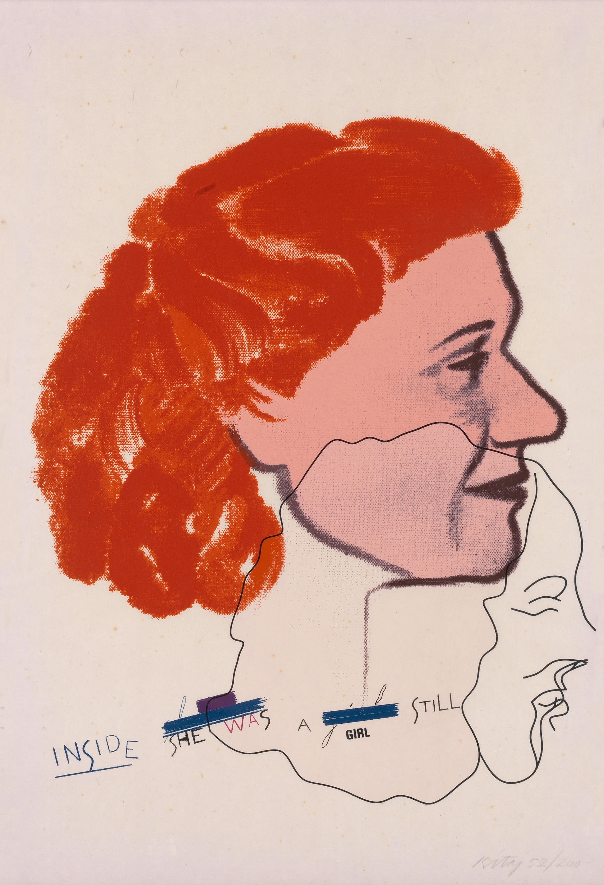 R. B. Kitaj | Inside She Was A Girl Still, from A Day Book by Robert ...