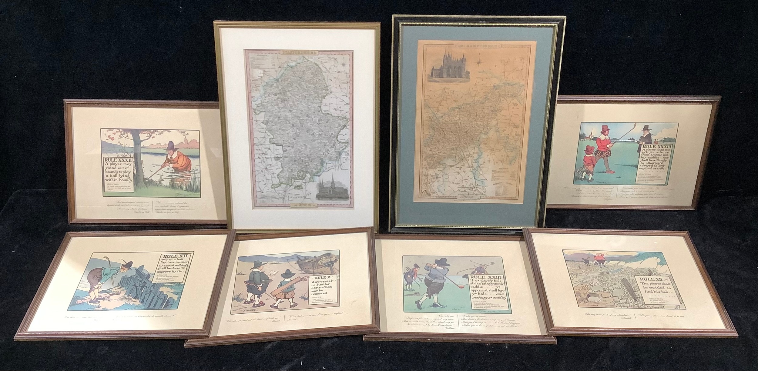 Charles Crombie | a set of six lithographic prints | MutualArt