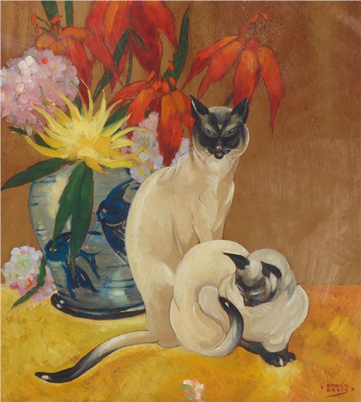 Stark Davis | Siamese cats | MutualArt