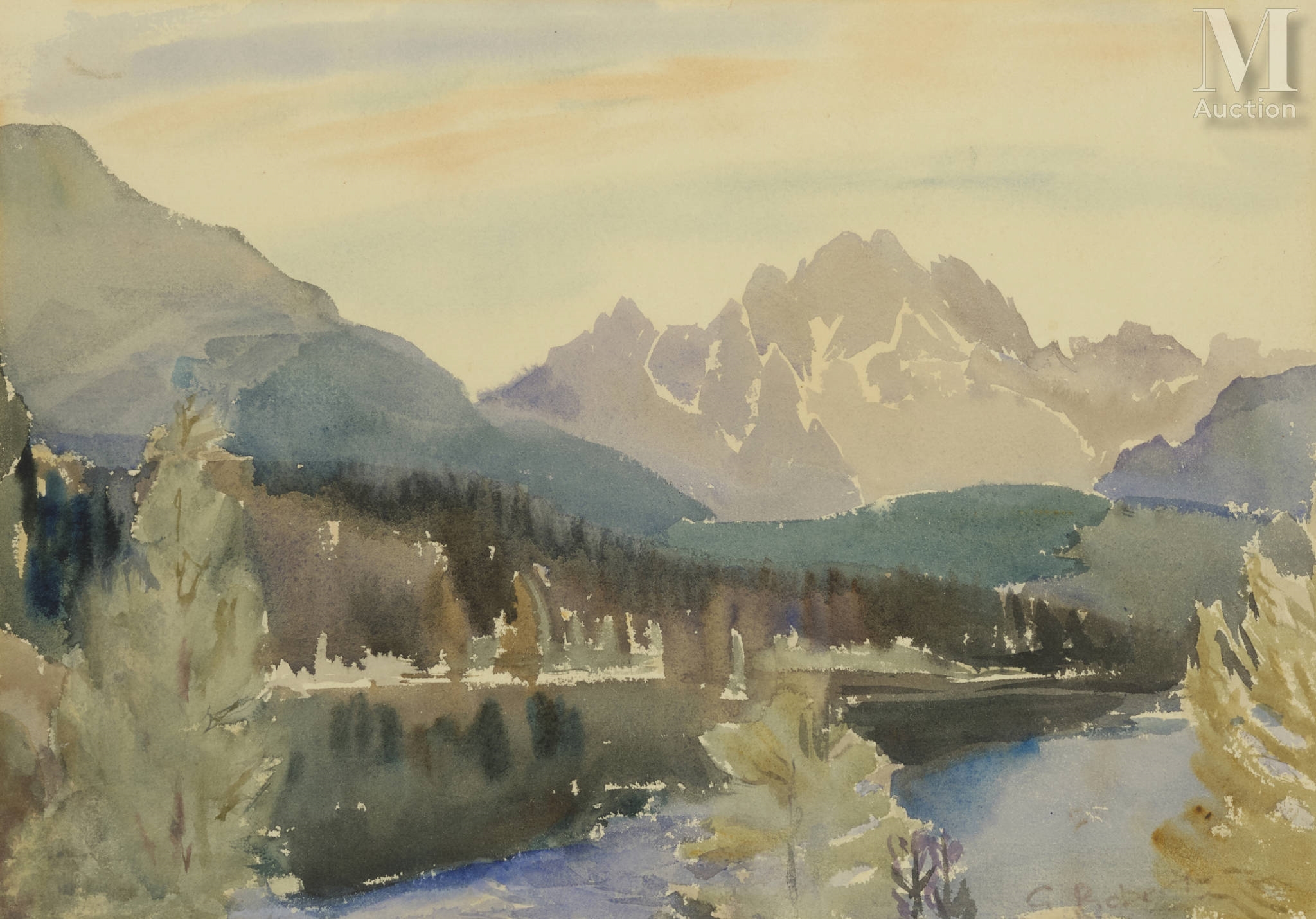 William Goodridge Roberts | Paysage de montagne | MutualArt