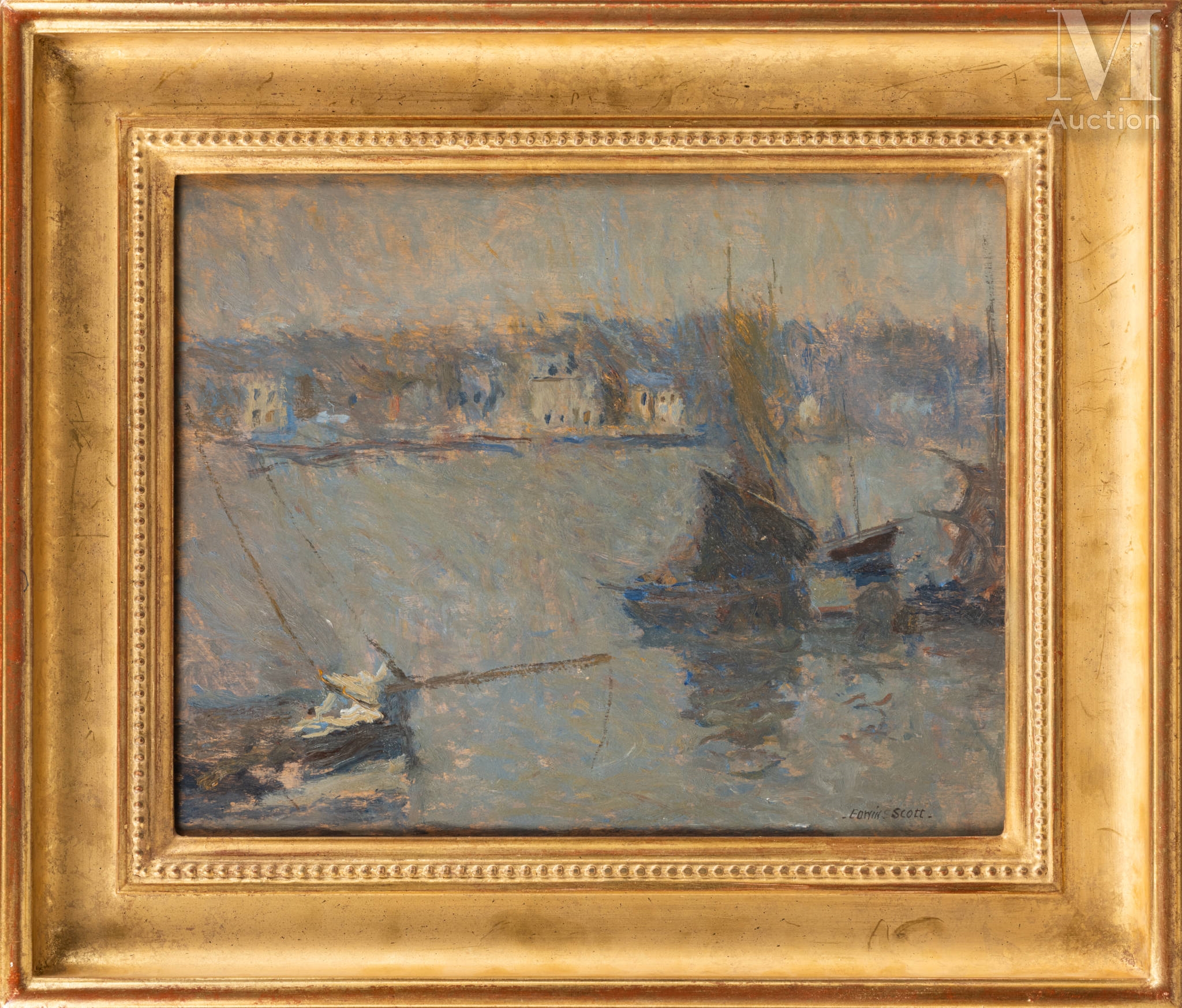 Edwin Scott | Marine avec voiliers | MutualArt