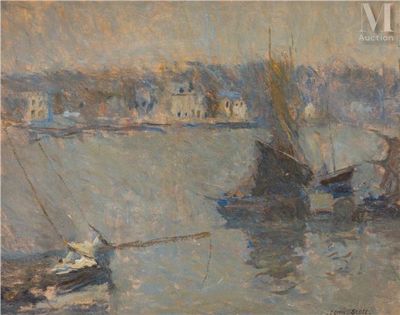 Edwin Scott | Marine avec voiliers | MutualArt