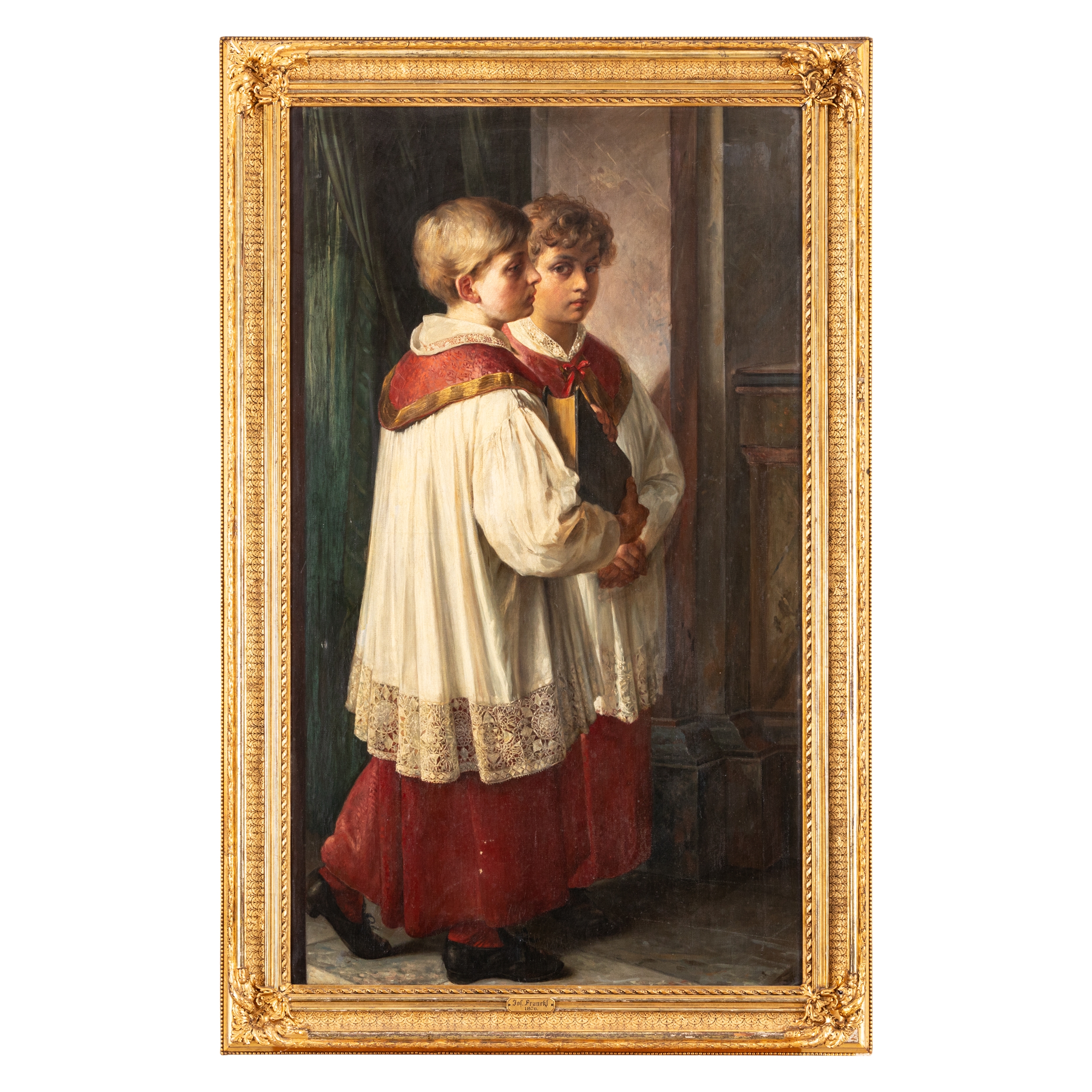 Josef Frankl | Chierichetti in chiesa | MutualArt