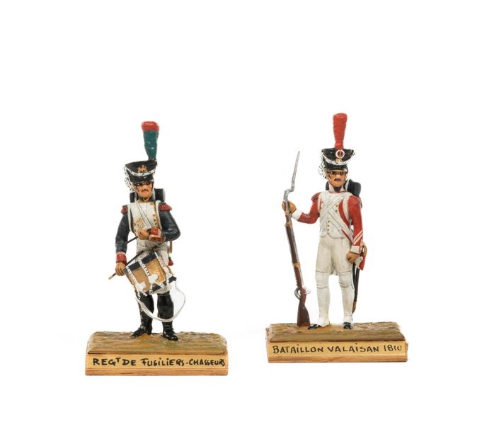 Guy Renaud | Standard-bearer: drummer of the Fusiliers-Chasseurs ...