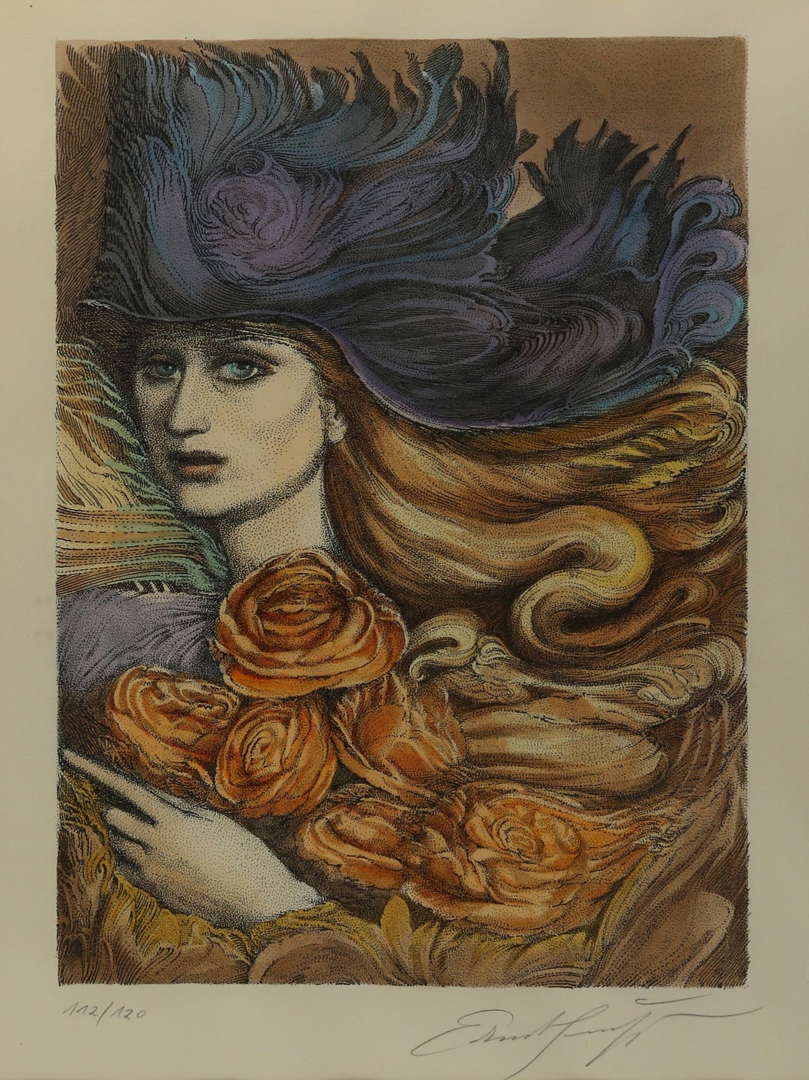 Ernst Fuchs | Malcha (1980) | MutualArt