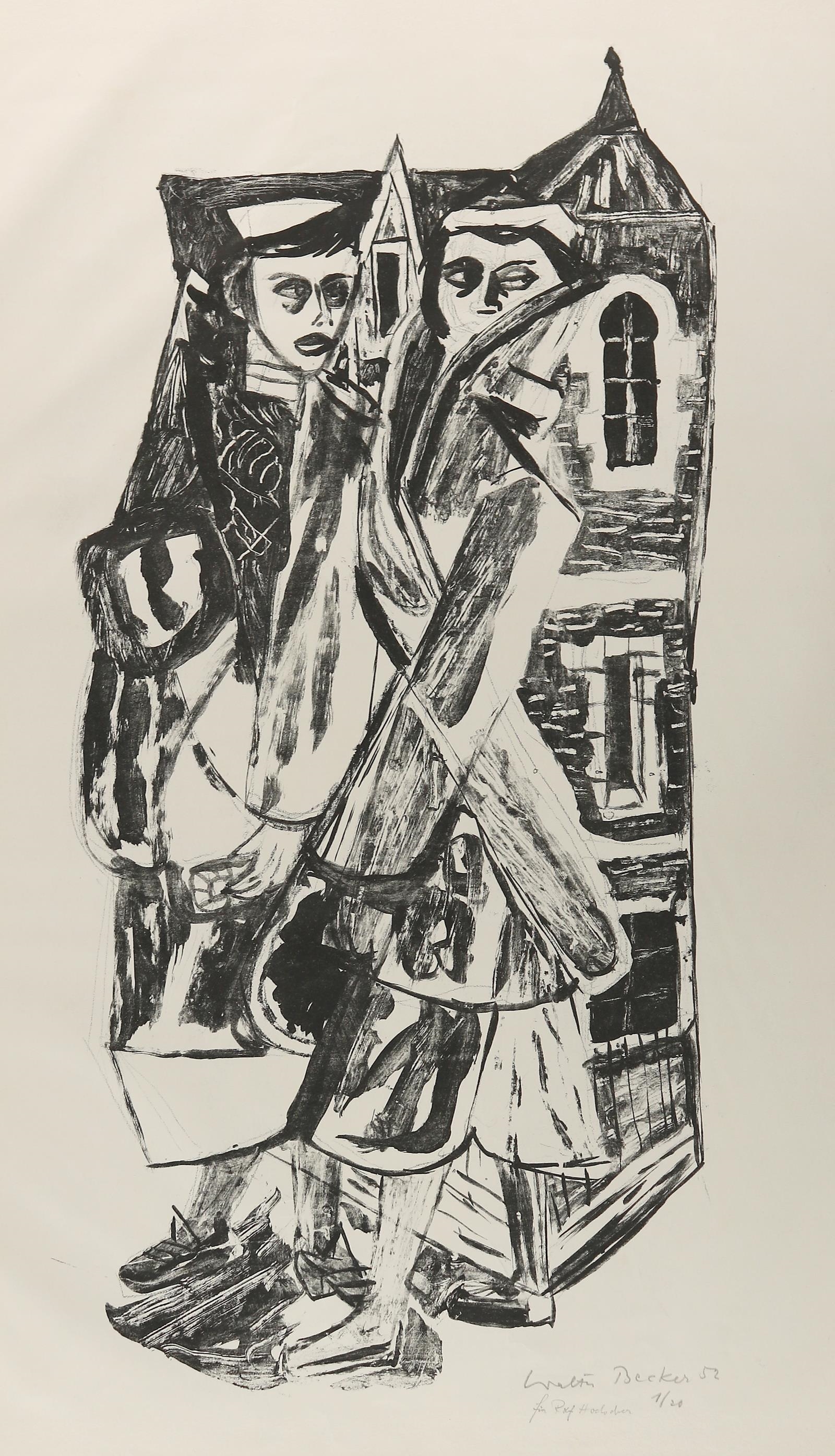 Walter Becker | 3 Portraits u. Figurengruppe | MutualArt