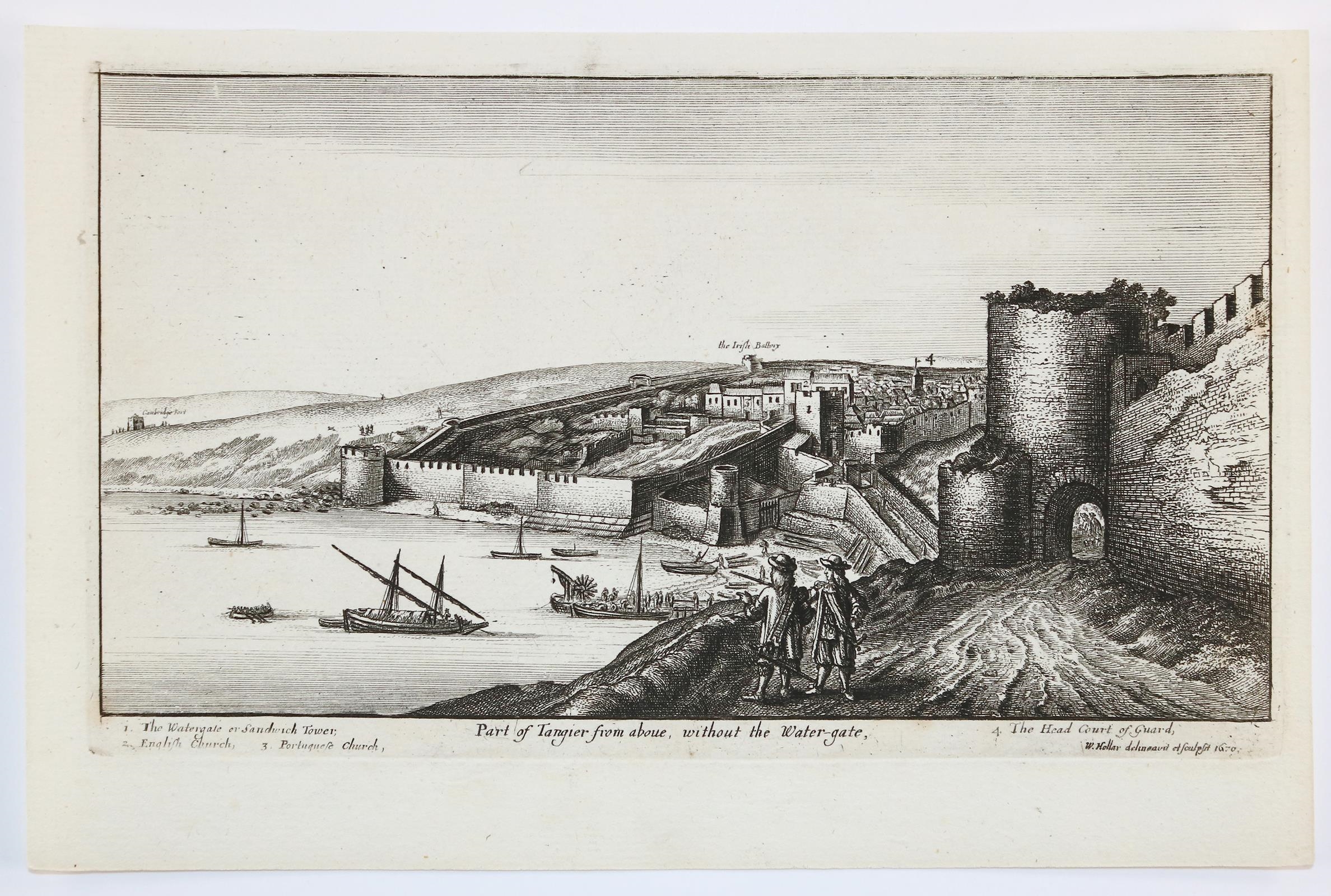 Wenceslaus Hollar | Motive in 15 Bl. aus d. Folge Divers Prospects in and about Tangier... Ao ...