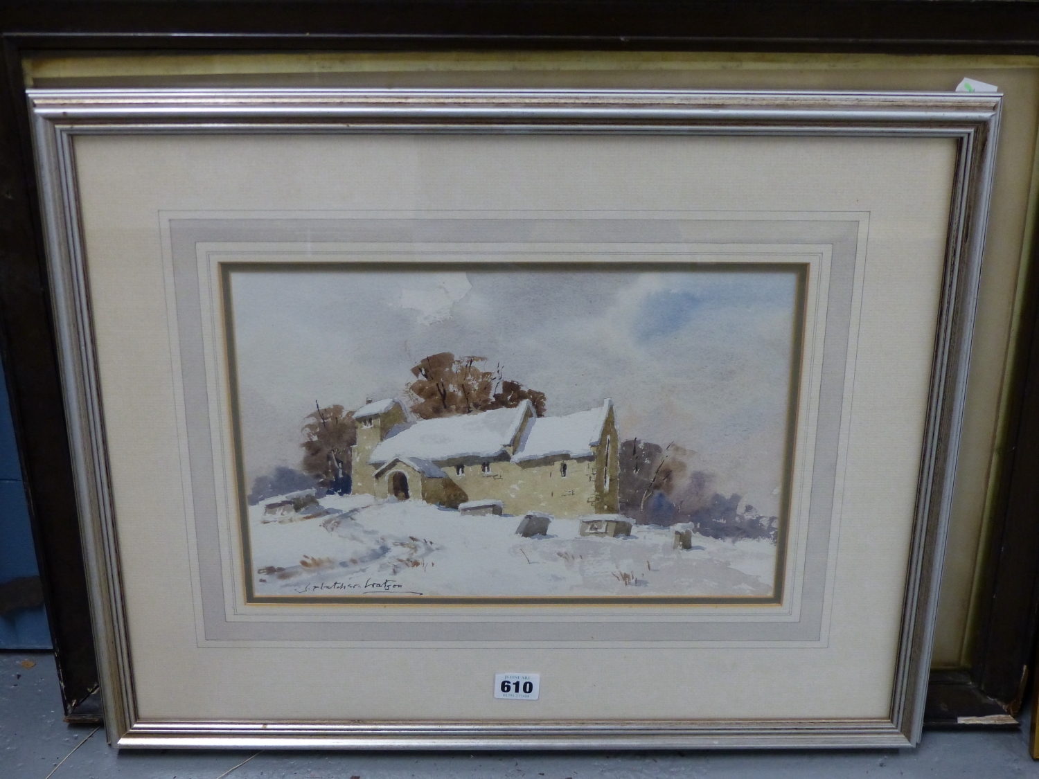 James Fletcher Watson | CHURCH IN THE SNOW | MutualArt