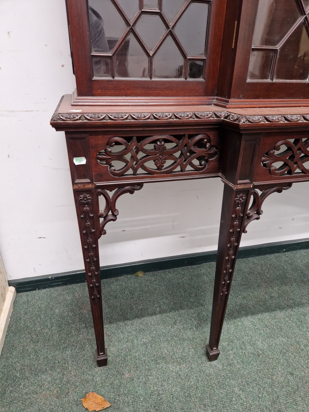 James Hicks | A MAHOGANY BREAKFRONT DISPLAY CABINET | MutualArt