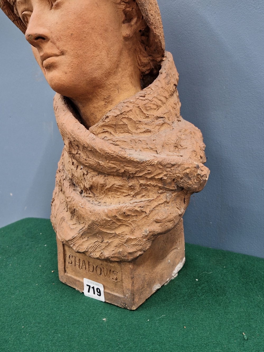 William Henry Tyler | A TERRACOTTA HEAD OF A YOUNG LADY (1879) | MutualArt