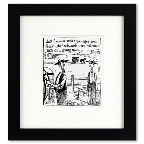 Dan Piraro | Amish Teenager | MutualArt