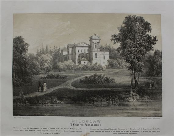 Napoleon Orda | Miłosław[z „Albumu widoków Polski …” | MutualArt